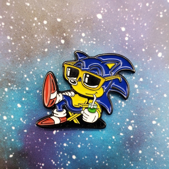 None | Jewelry | Sonic The Hedgehog Enamel Pin | Poshmark
